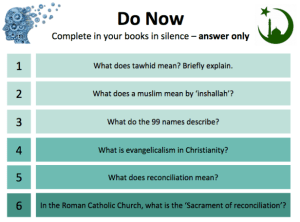 Do now: starters as retrieval practice – Mr Jones' Whiteboard